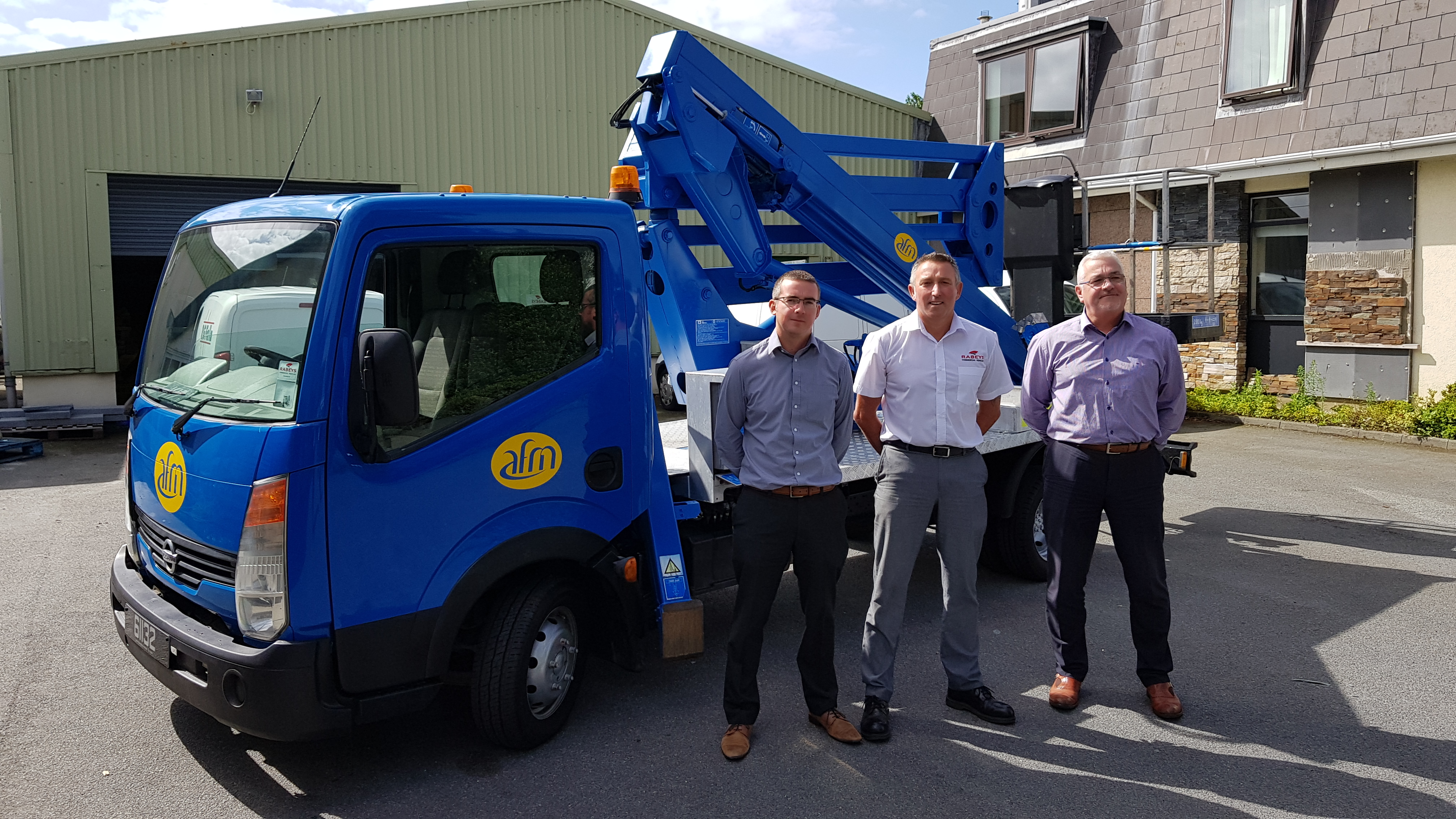 AFM take delivery of MEWP vehicle | AFM