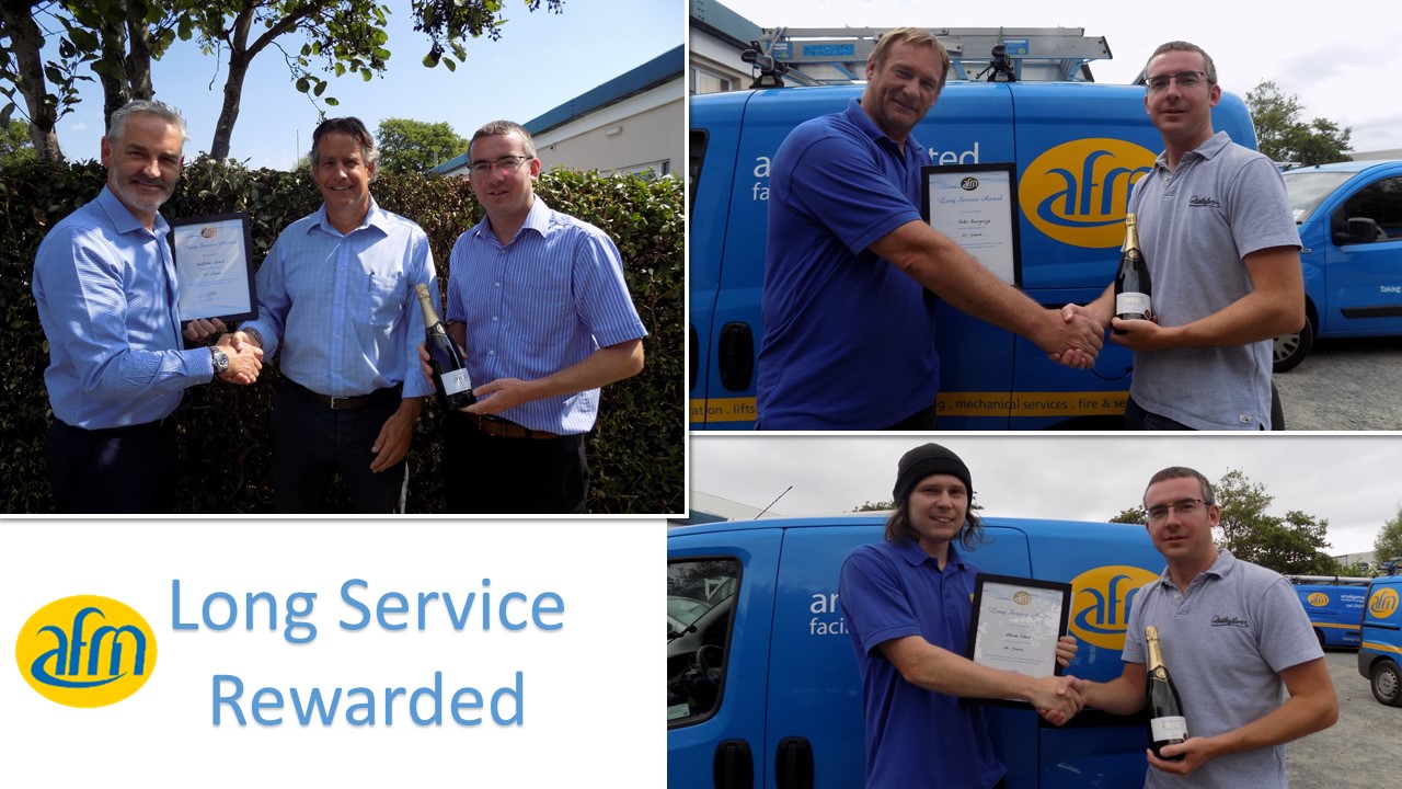 Employee Long Service celebrated at AFM during July 2018 | AFM