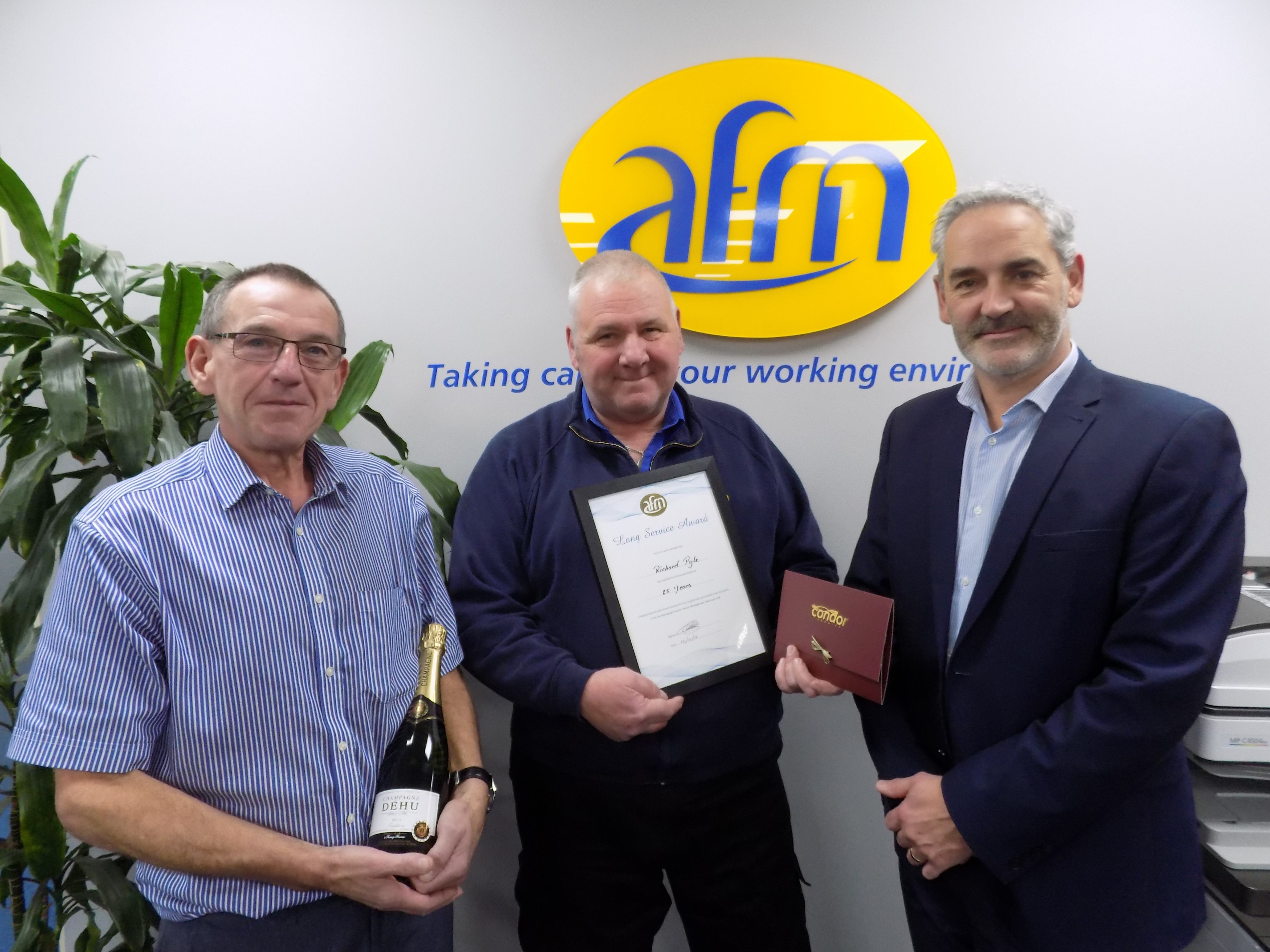 25 years of service celebrated at AFM Guernsey | AFM