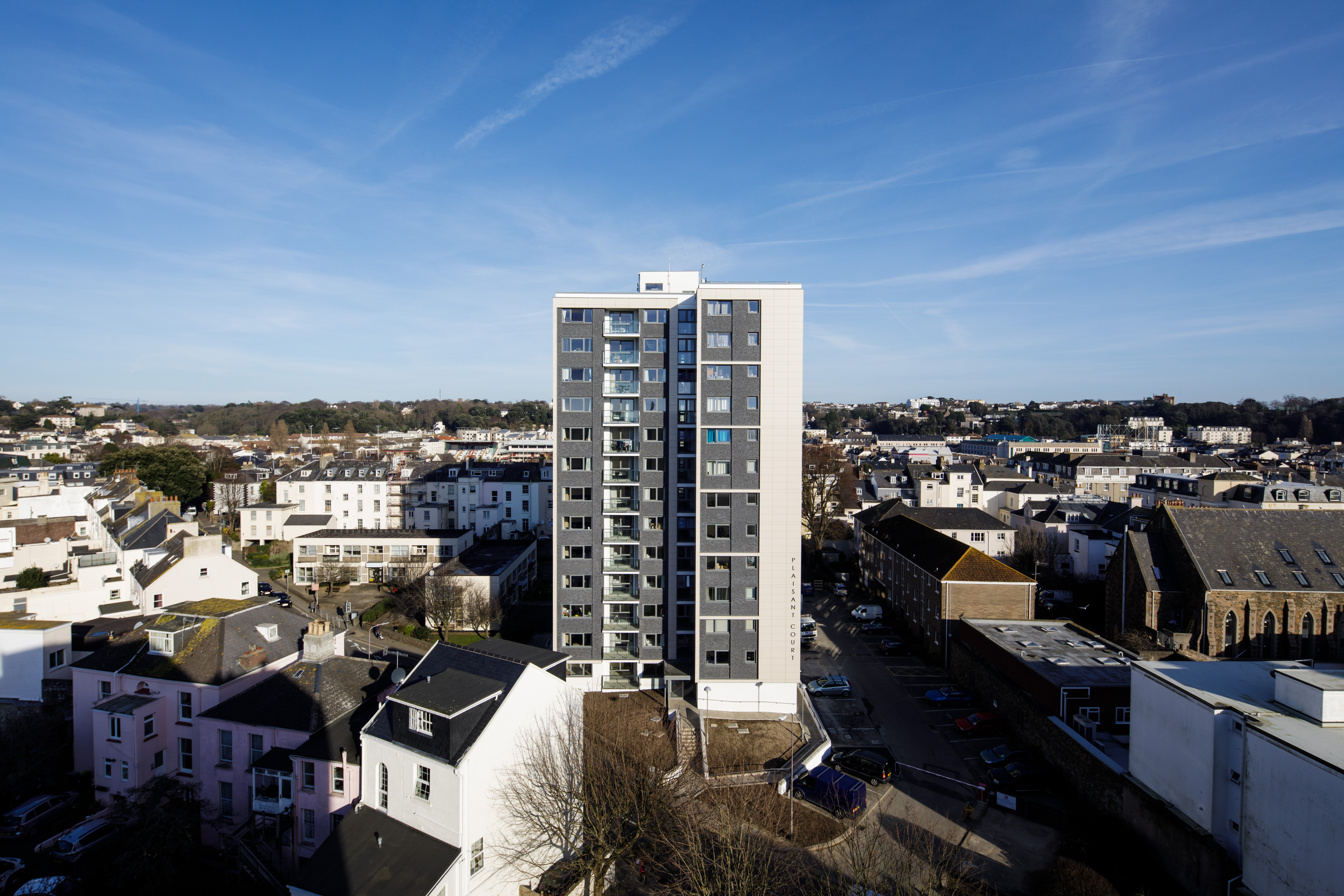 Andium Homes sprinkler installation – Plaisant Court, Jersey | AFM